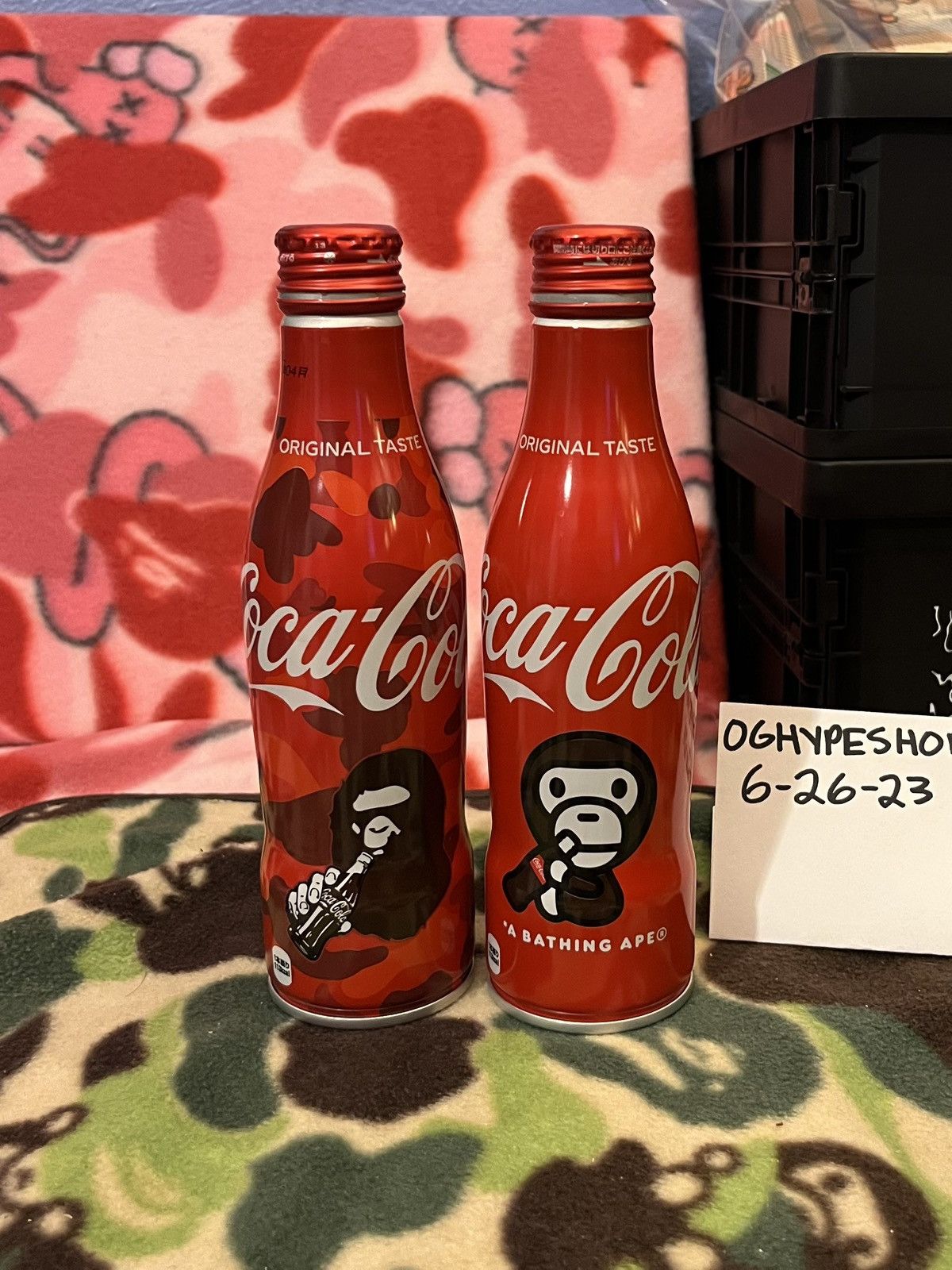 Bape Bape Coke Can set | Grailed