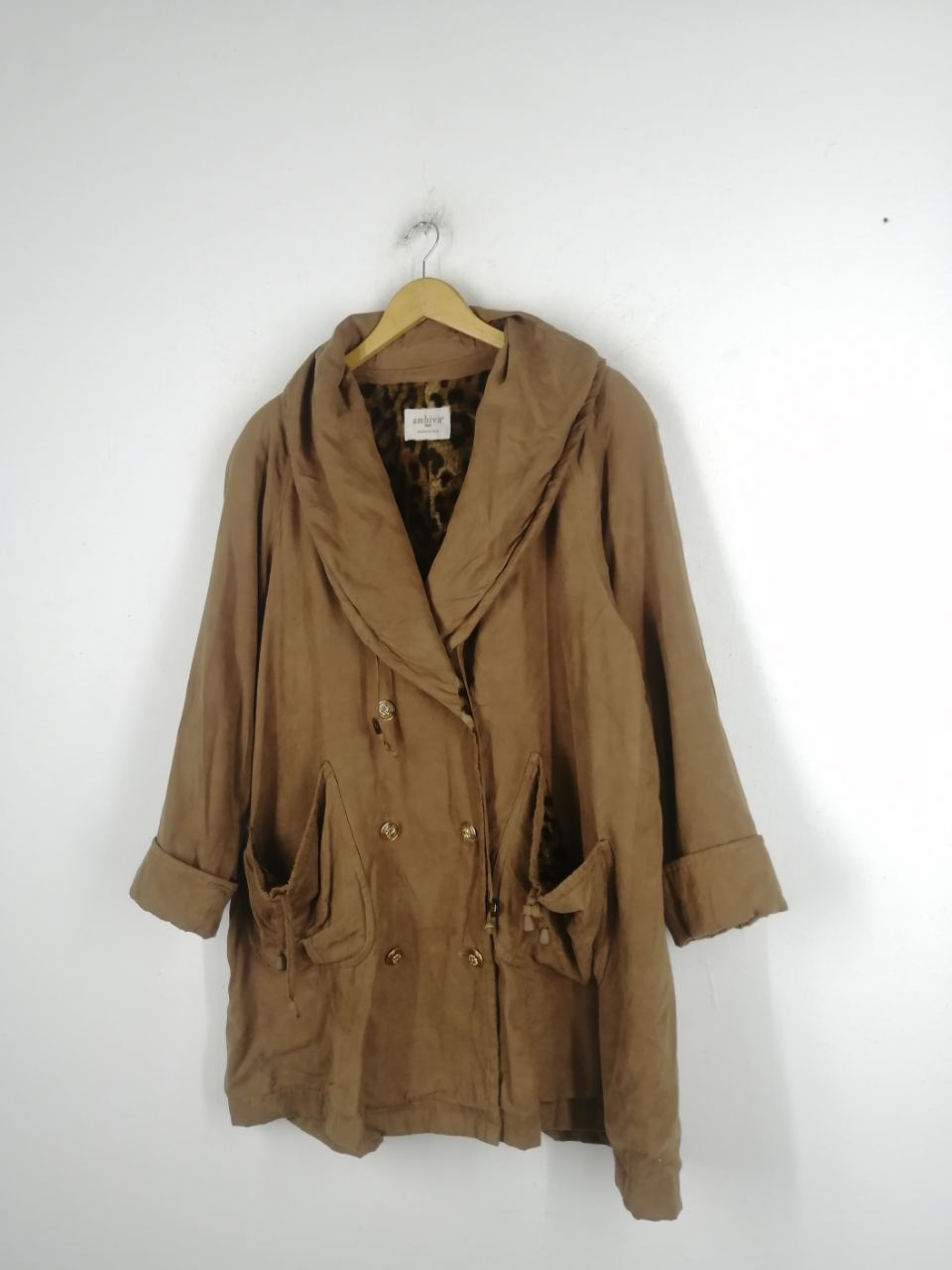 Japanese Brand × Vintage Ambiva Leopard Animal Inside Jacket | Grailed