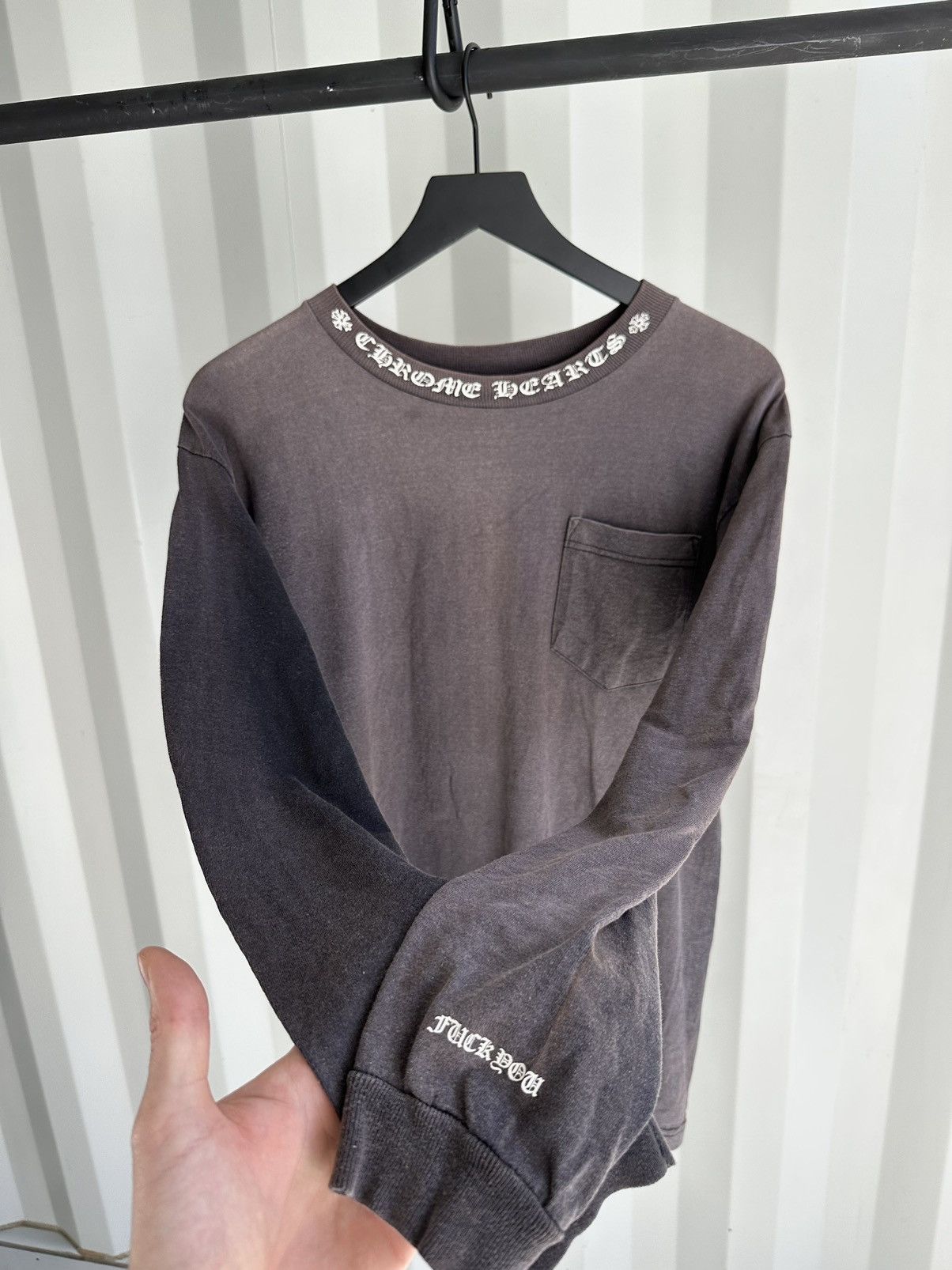 Chrome Hearts × Vintage Faded Dagger Back Long Sleeve | Grailed