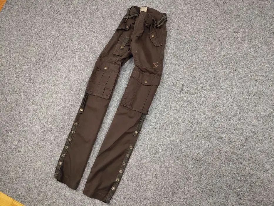 Japanese Brand × Streetwear × Vintage Vintage 90's Japanese Baggy Multi Pocket Cargo pants ...