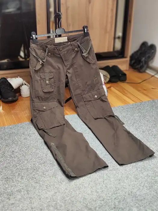 Japanese Brand × Streetwear × Vintage Vintage 90's Japanese Baggy Multi Pocket Cargo pants ...