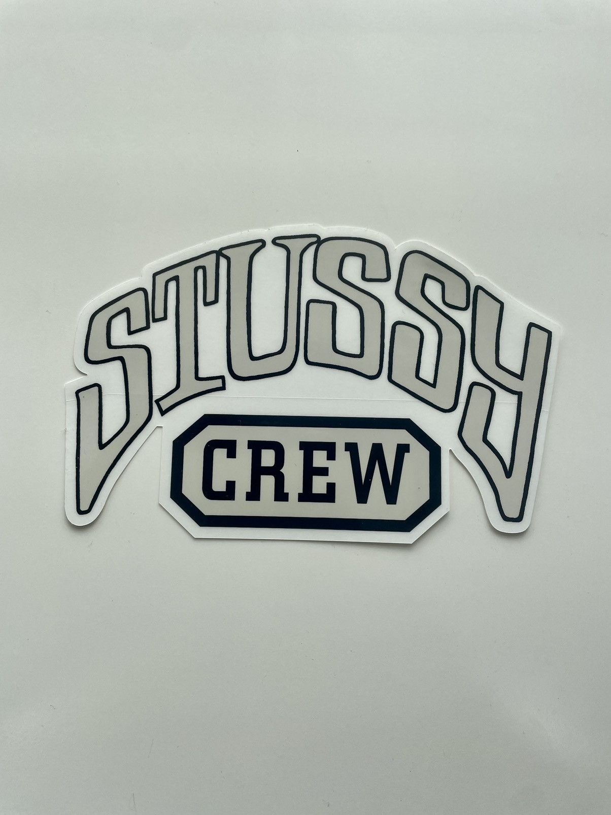 Stussy STUSSY CREW ARC LOGO BIG STICKER SLAPPY NEW 2023 | Grailed