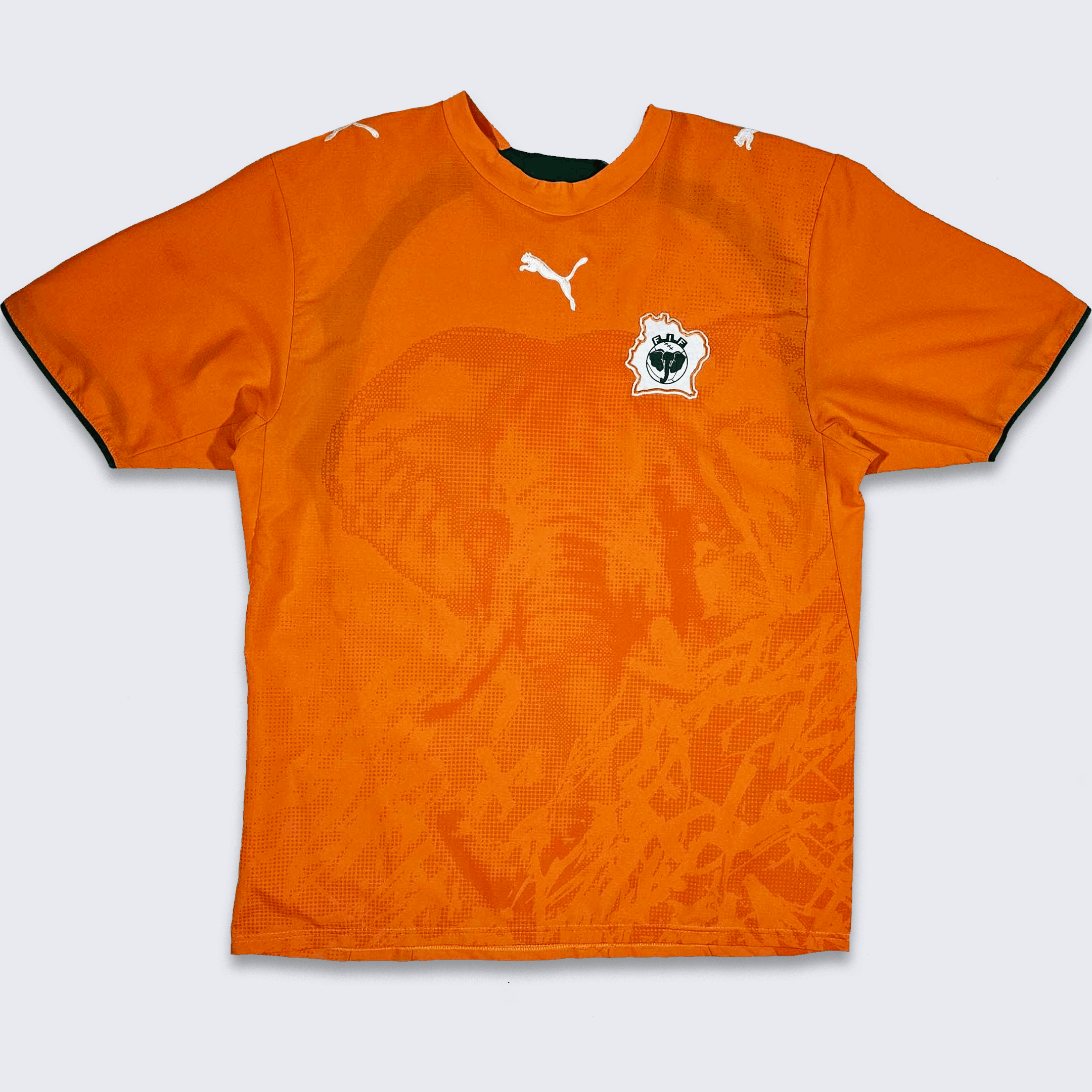 Puma × Vintage Ivory Coast Elephants Vintage 00s Puma Soccer Jersey ...