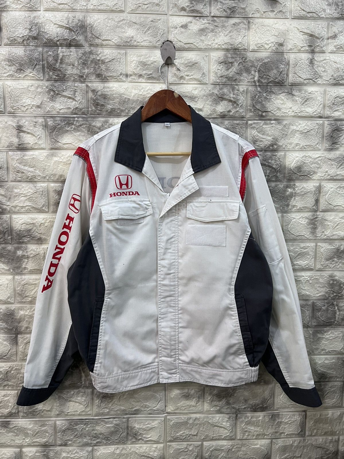 Honda × Vintage × Workers Vintage Honda Worker Zipper Jacket | Grailed
