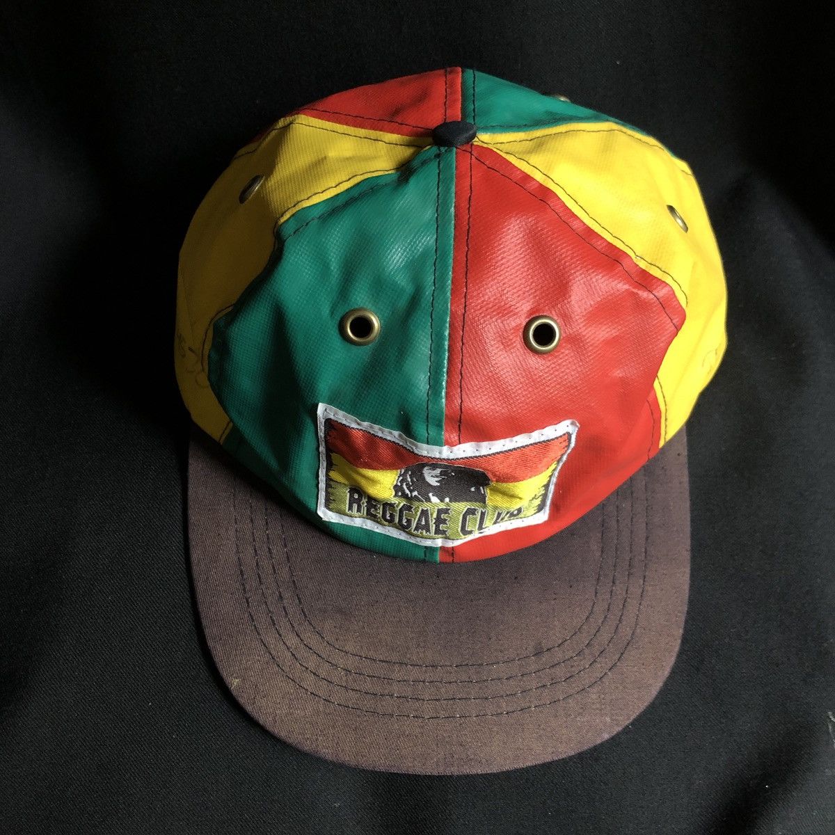 Vintage Rare! Bob Marley Reggea Club Rasta PVC Recycle Trucker Cap ...