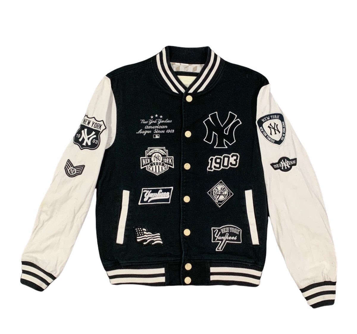 Japanese Brand ️‍🔥SENDOFFERS ️‍🔥 New York Yankees Baseball Varsity ...