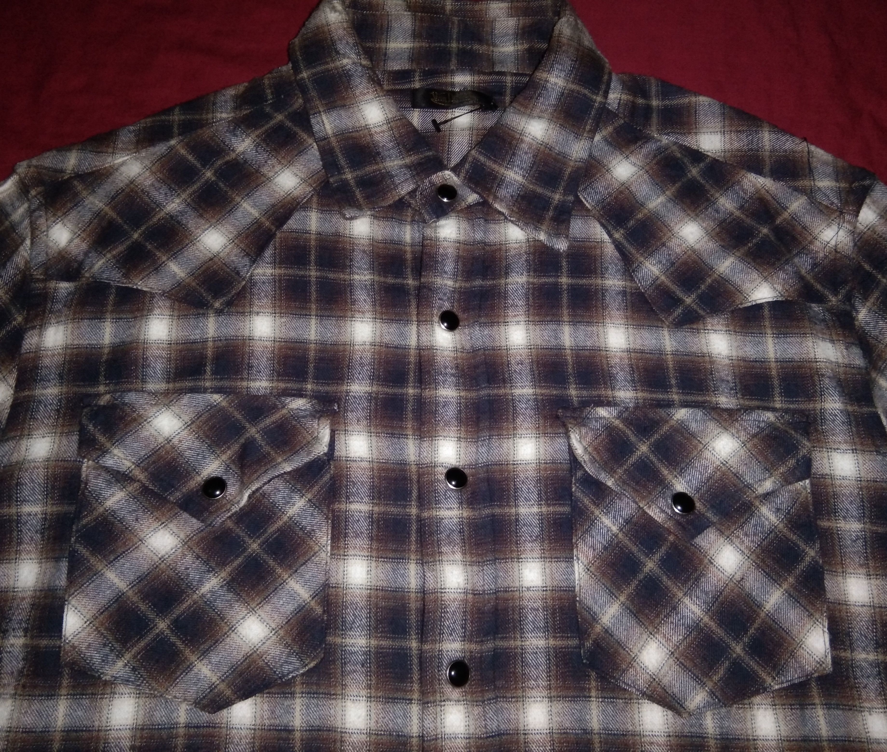 Von Dutch Von Dutch Western Plaid Pearl button flannel shirt 🤠🇺🇸 | Grailed