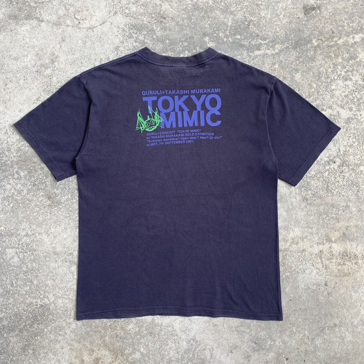 Band Tees × Takashi Murakami × Vintage Vintage 2001 Tokyo Mimic Quruli + Takashi Murakami T ...