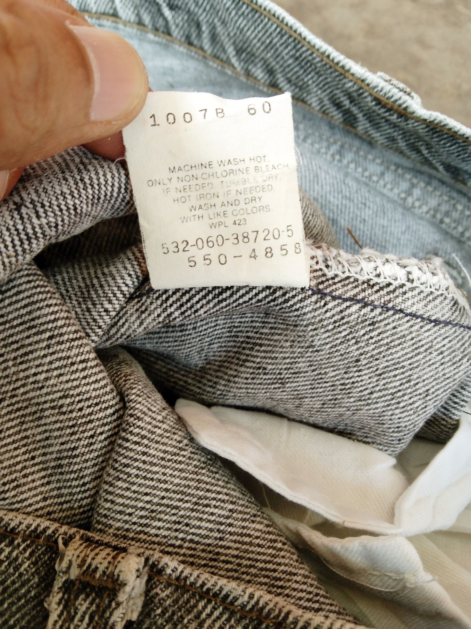 Jean × Levi's × Vintage 80s Vintage Levis Jeans 550 Grey Made In USA 32x30 | Grailed