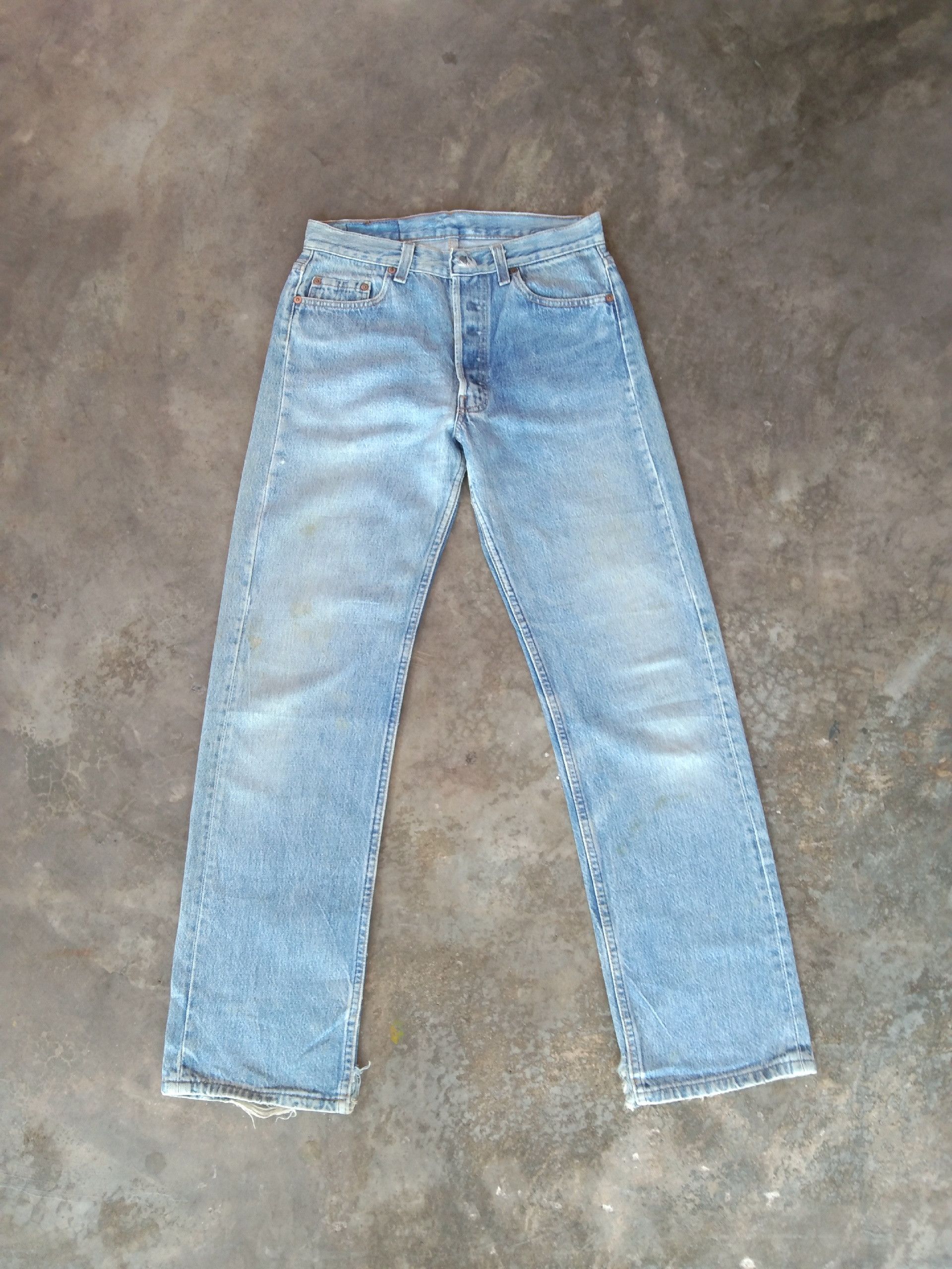 Vintage 80s Vintage Levi's 501 Made In USA Distressed Jeans 29x30 | Grailed
