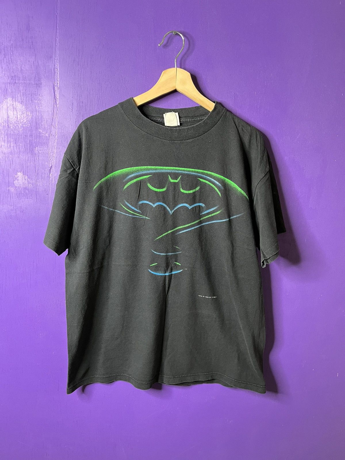 Batman × Movie × Vintage Vintage 1994 Batman forever riddler logo t ...