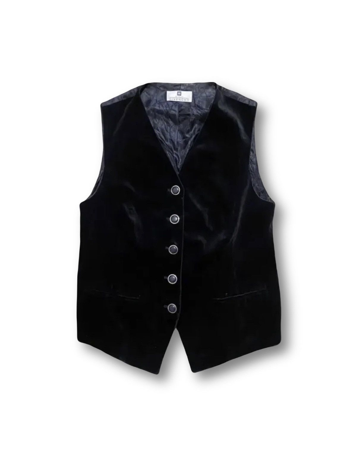 Givenchy Givenchy En Plus Paris Vintage Vest Viscous Velvet Size 44 ...