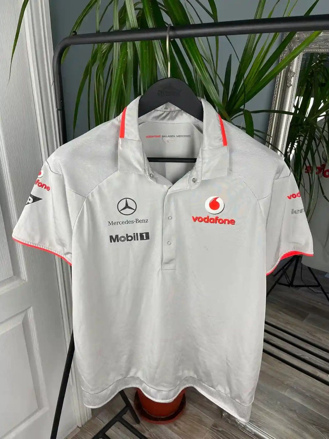 Mercedes Benz Mercedes-Benz McLaren Vodafone Racing Polo T-Shirt | Grailed