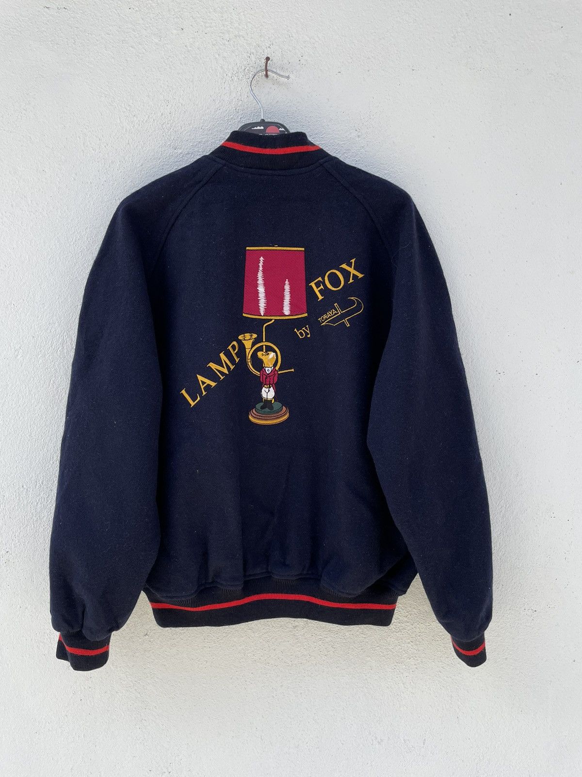 Vintage Vintage Japan Brand Lamp Fox Varsity Wool Jackets | Grailed