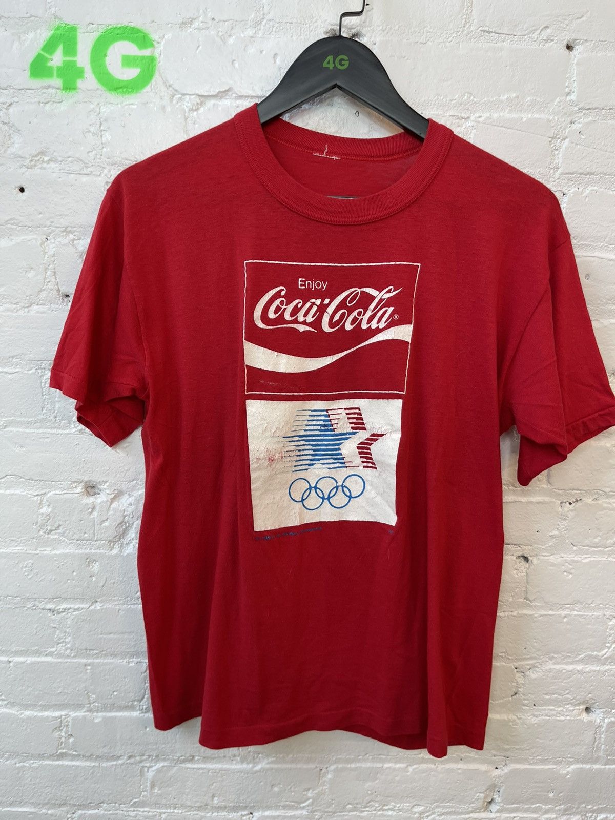 Coca Cola × Usa Olympics × Vintage Vintage 1980 ORIGINAL Olympic Coca ...
