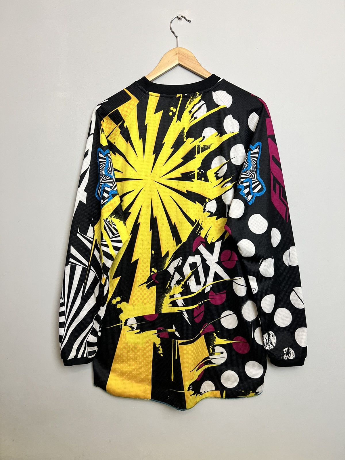 Hype Fox Vintage Y2k Rare Hype Racing Jersey Crazy Colours Grail | Grailed