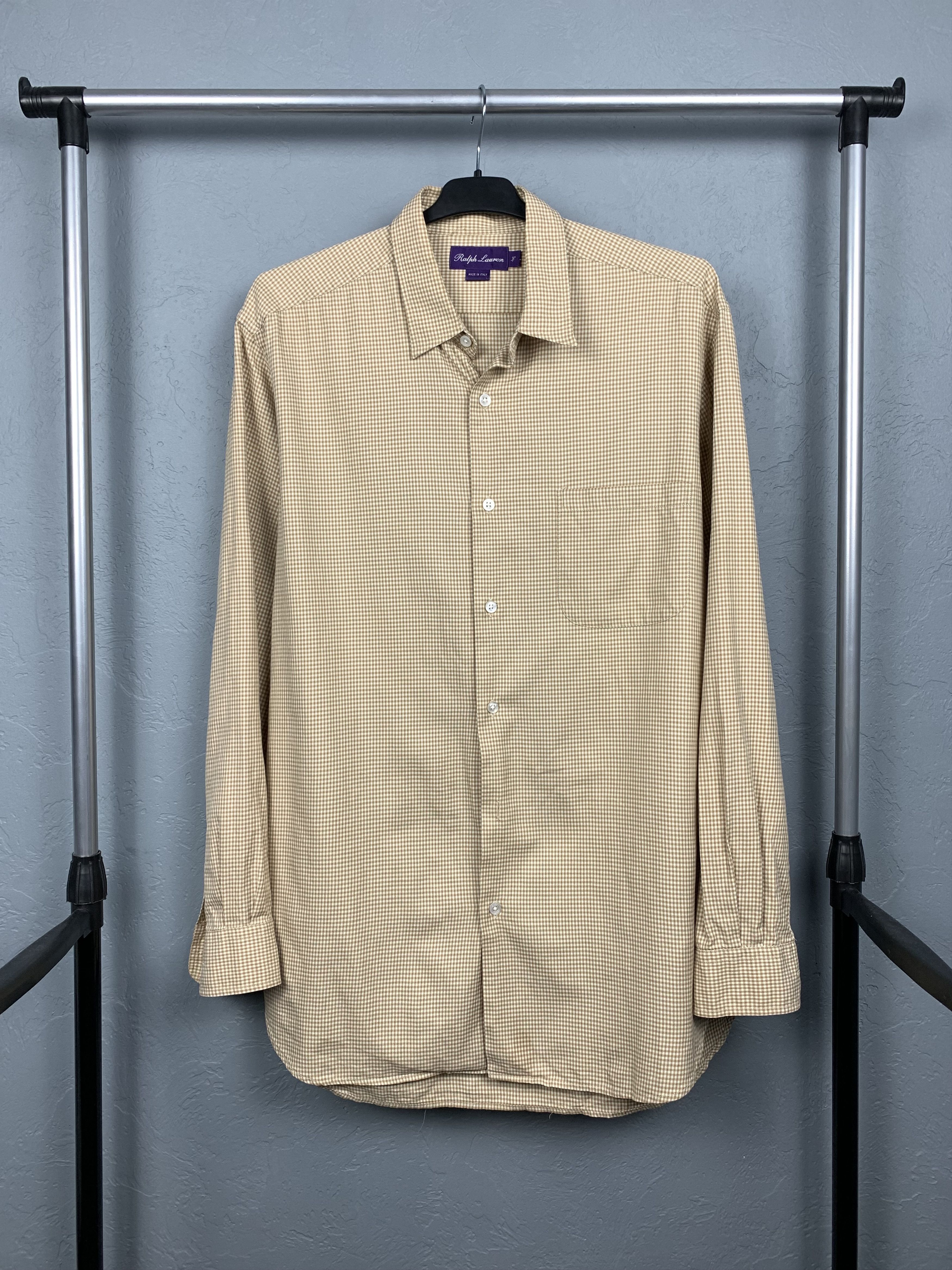 Polo Ralph Lauren Polo Ralph Lauren Purple Label Vintage Mens Plaid ...