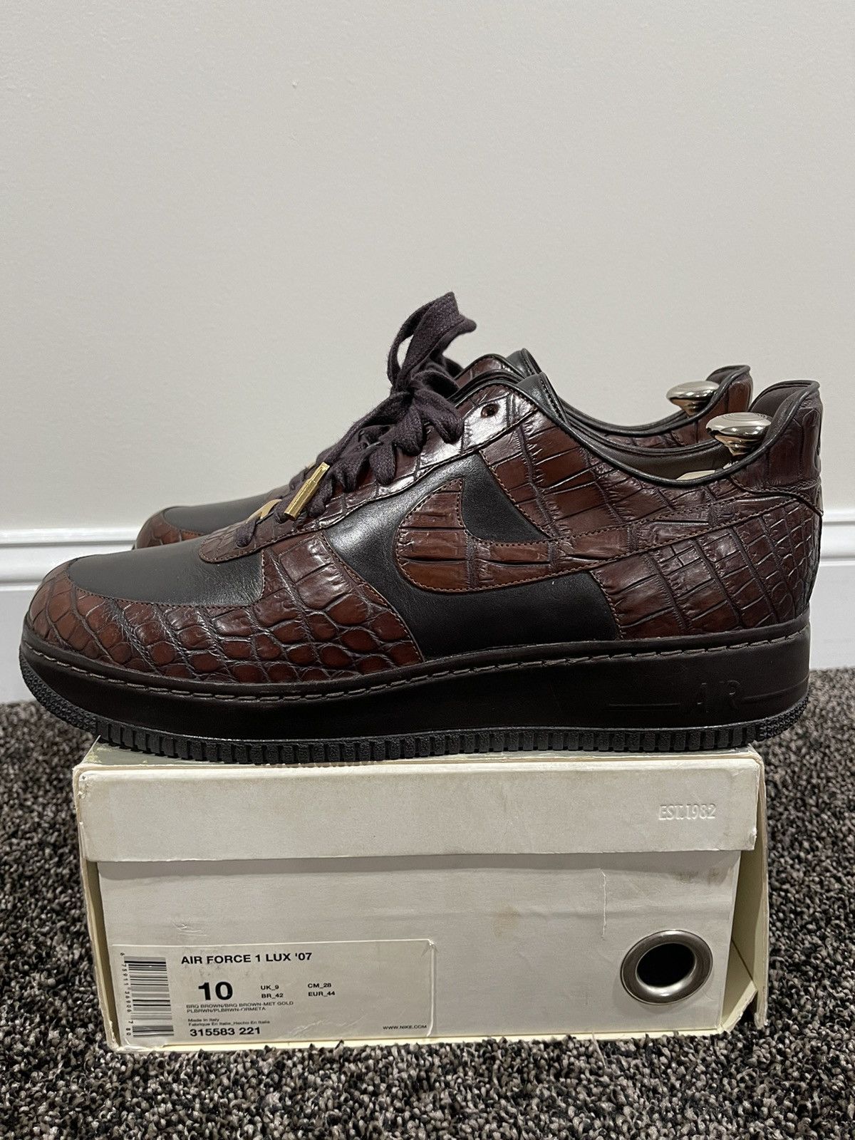 Nike Nike Air Force 1 Low Crocodile Lux 25th Anniversary Italy | Grailed