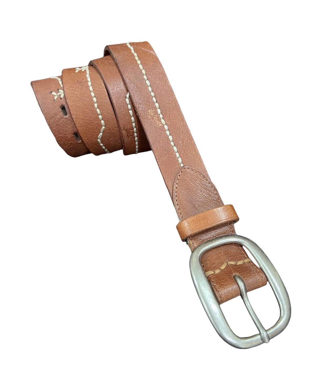 Leather Japanese Brand Leather Buckle Belt | Grailed