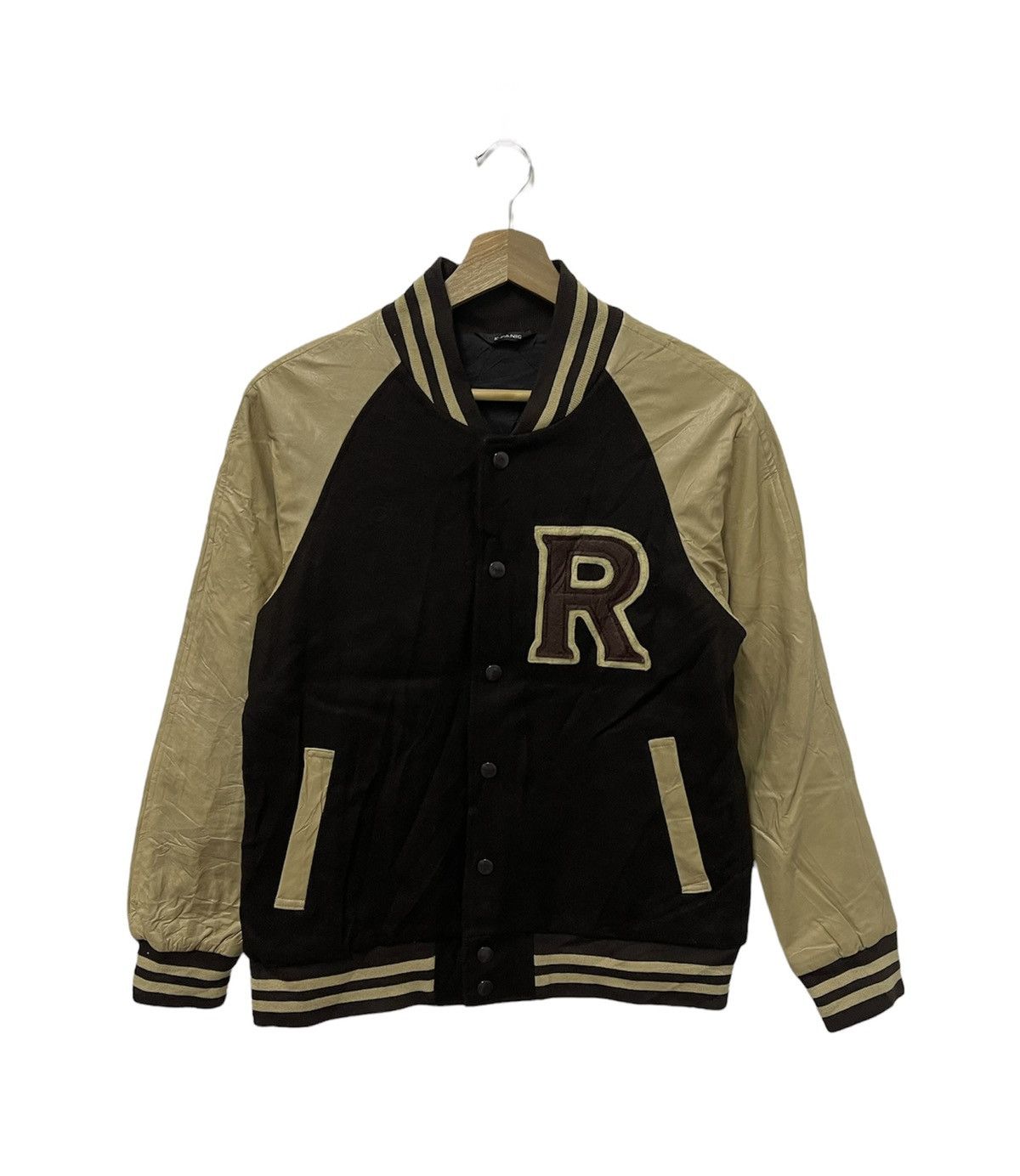 Japanese Brand × Varsity Jacket × Vintage Vintage X-Panic R Logo ...