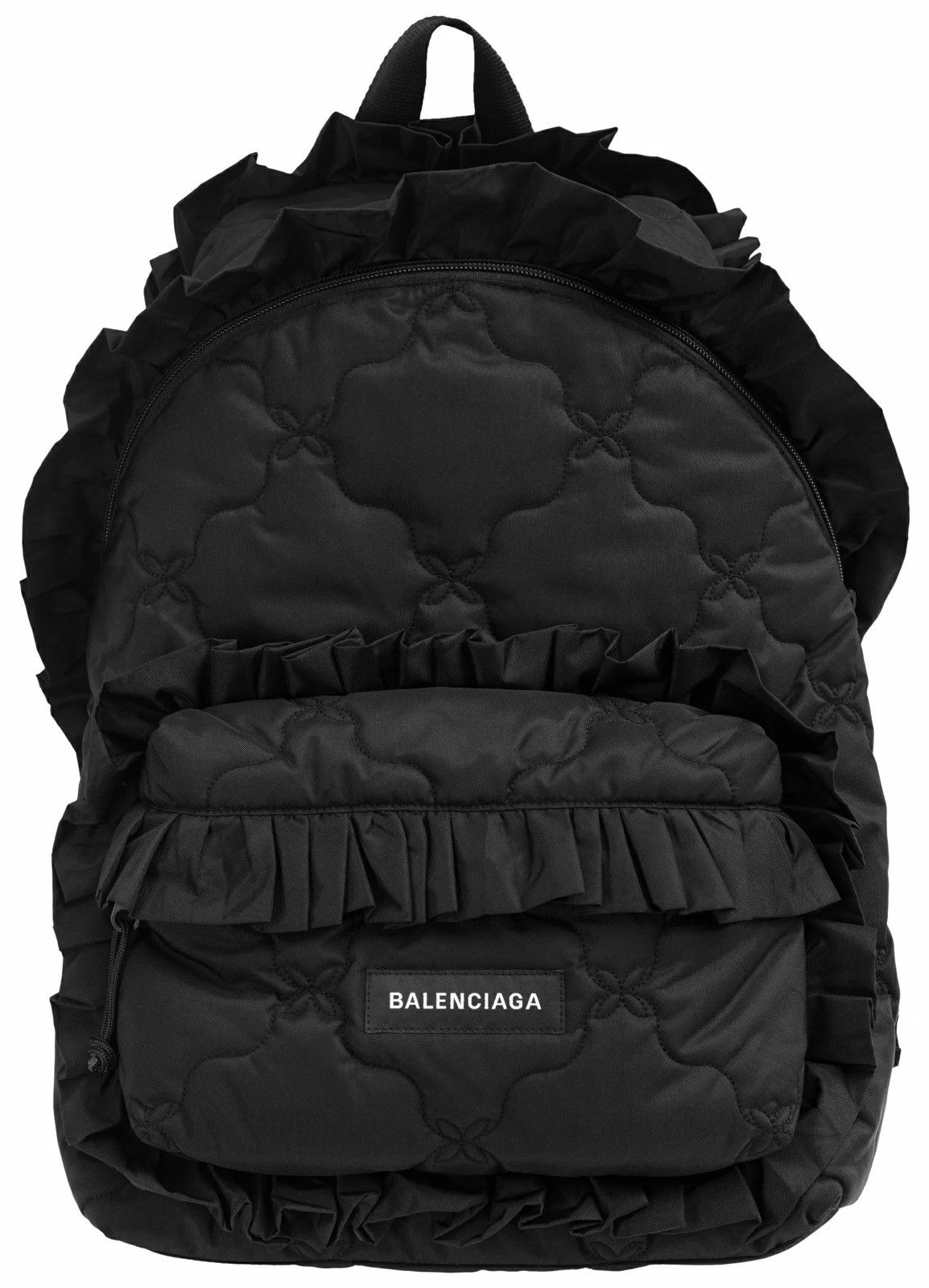 Balenciaga 🔥SUPER RARE🔥Balenciaga Logo Ruffle Backpack | Grailed