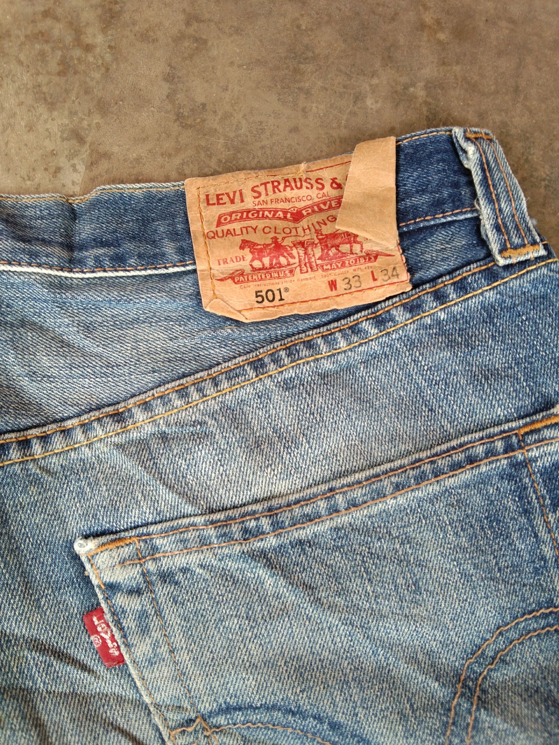 Levi's × Streetwear × Vintage Vintage Levi's 501 Rusty Wash Straight ...