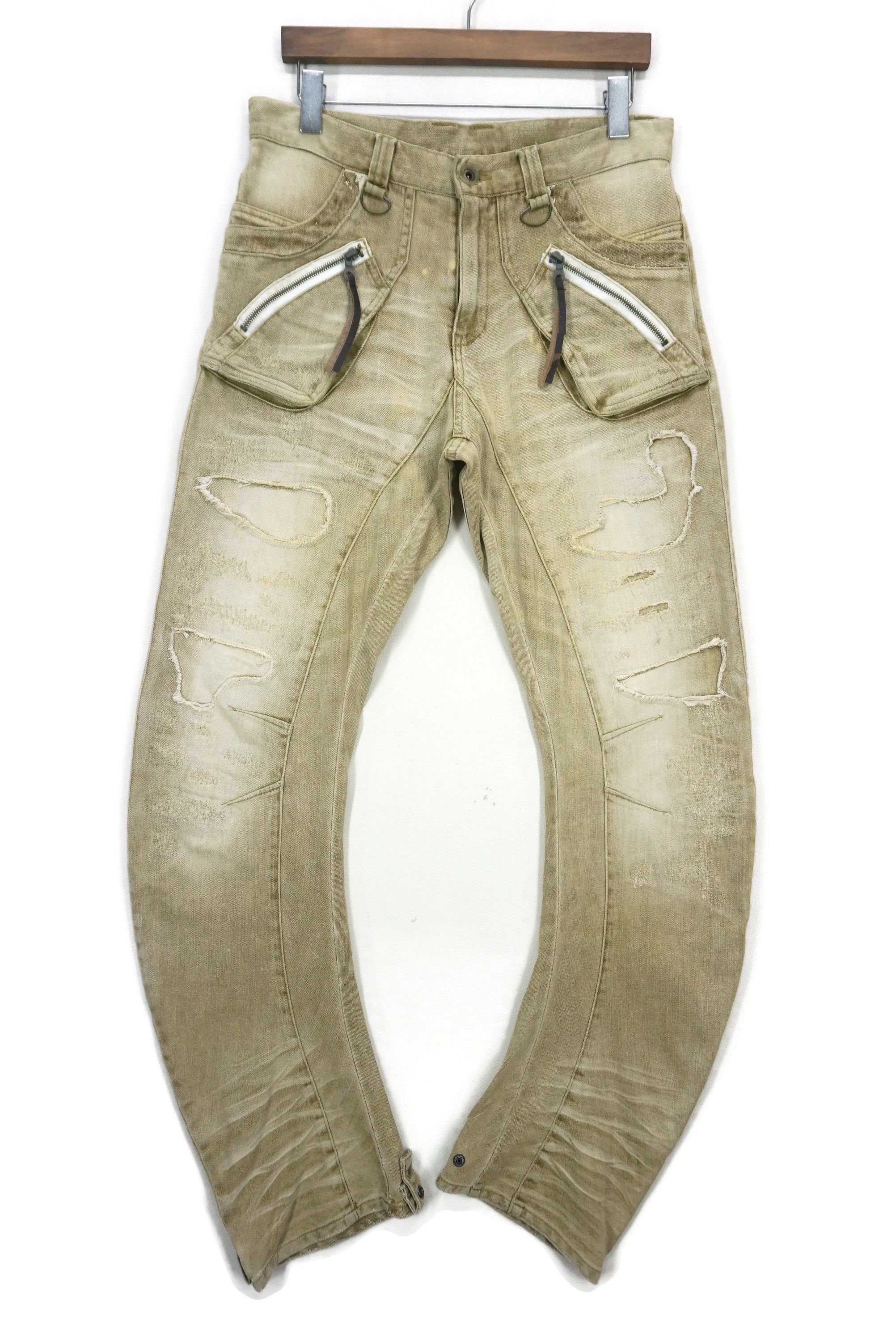 Surplus Tactical Baker J Shape Leg Patchwork Sashiko Boro Jeans | Grailed