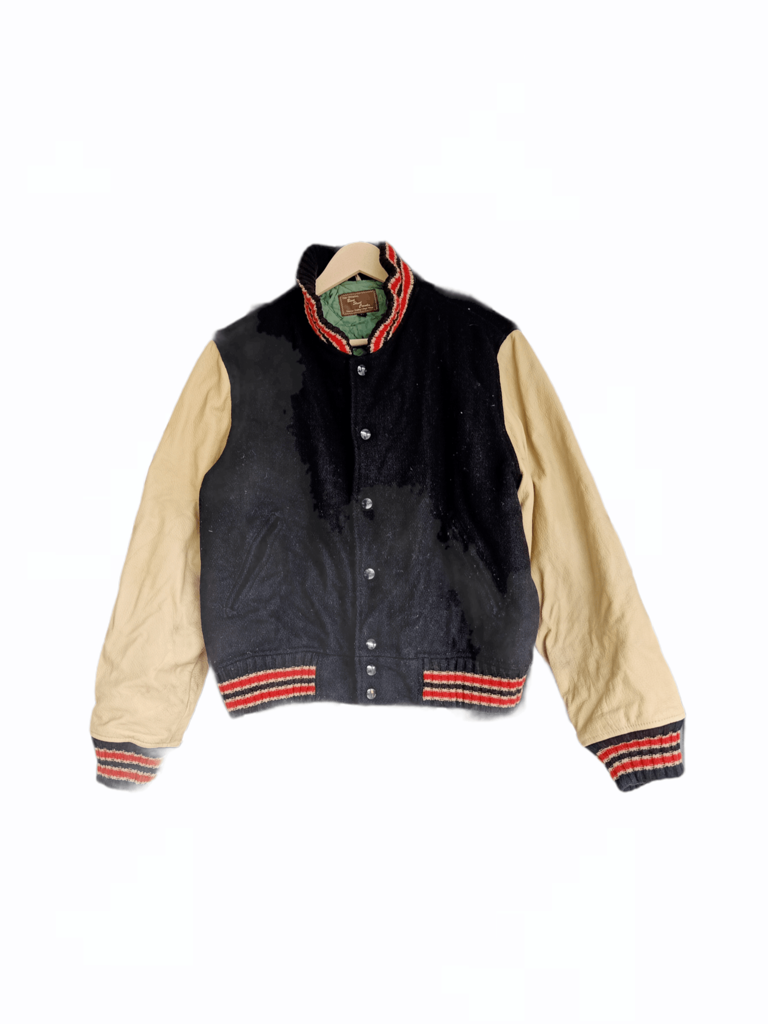 Varsity × Varsity Jacket × Vintage Back Street Crawler Wool Varsity ...
