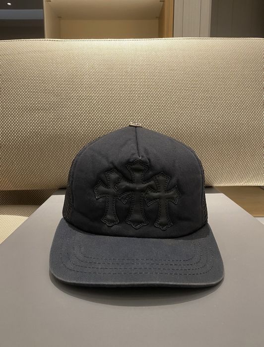 Chrome Hearts Chrome Hearts Cross Patchwork Trucker Hat | Grailed