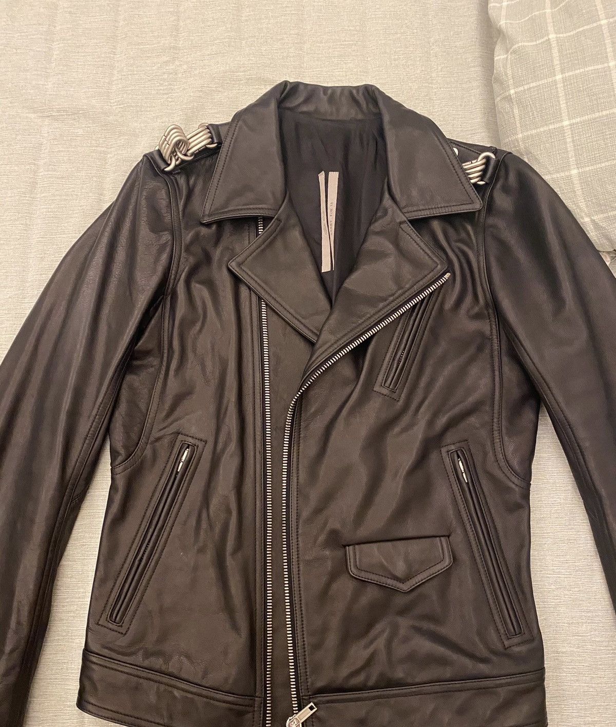 Rick Owens Rick Owens ro 19fw Larry leather jacket | Grailed