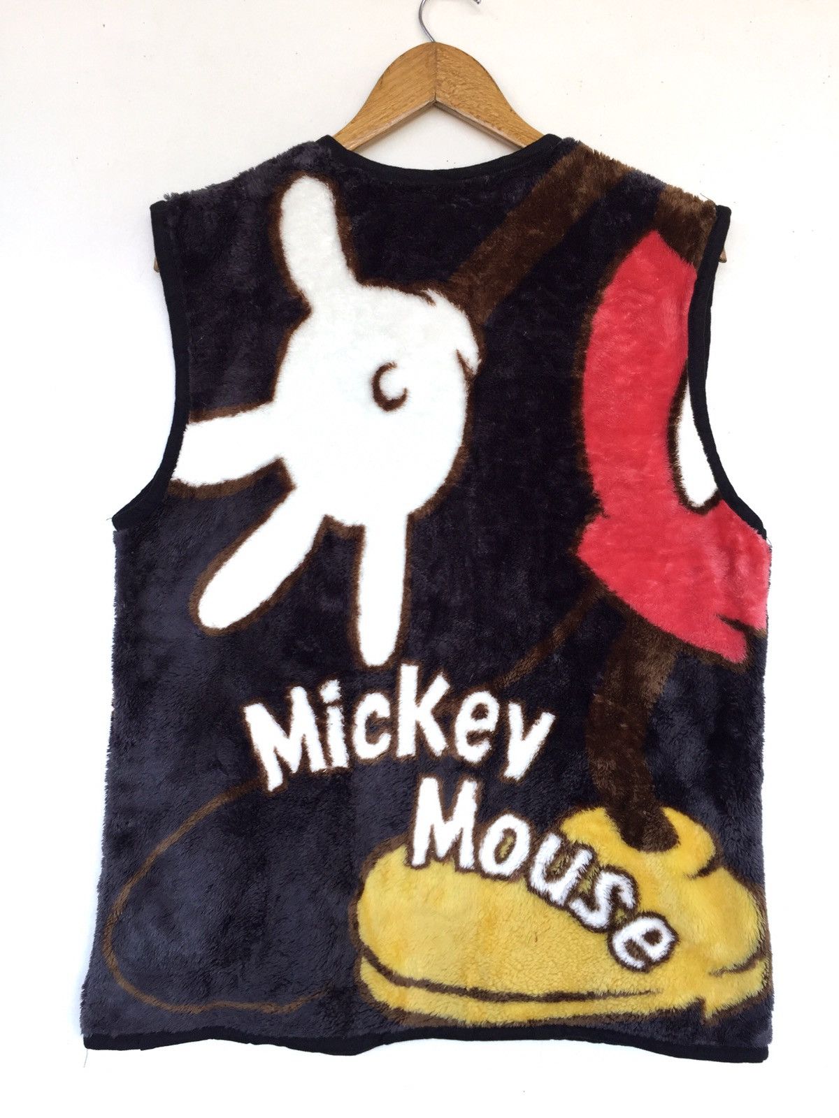 Mickey Mouse 🔥Mickey Mouse Vest Fleece Zipper Overprint | Grailed