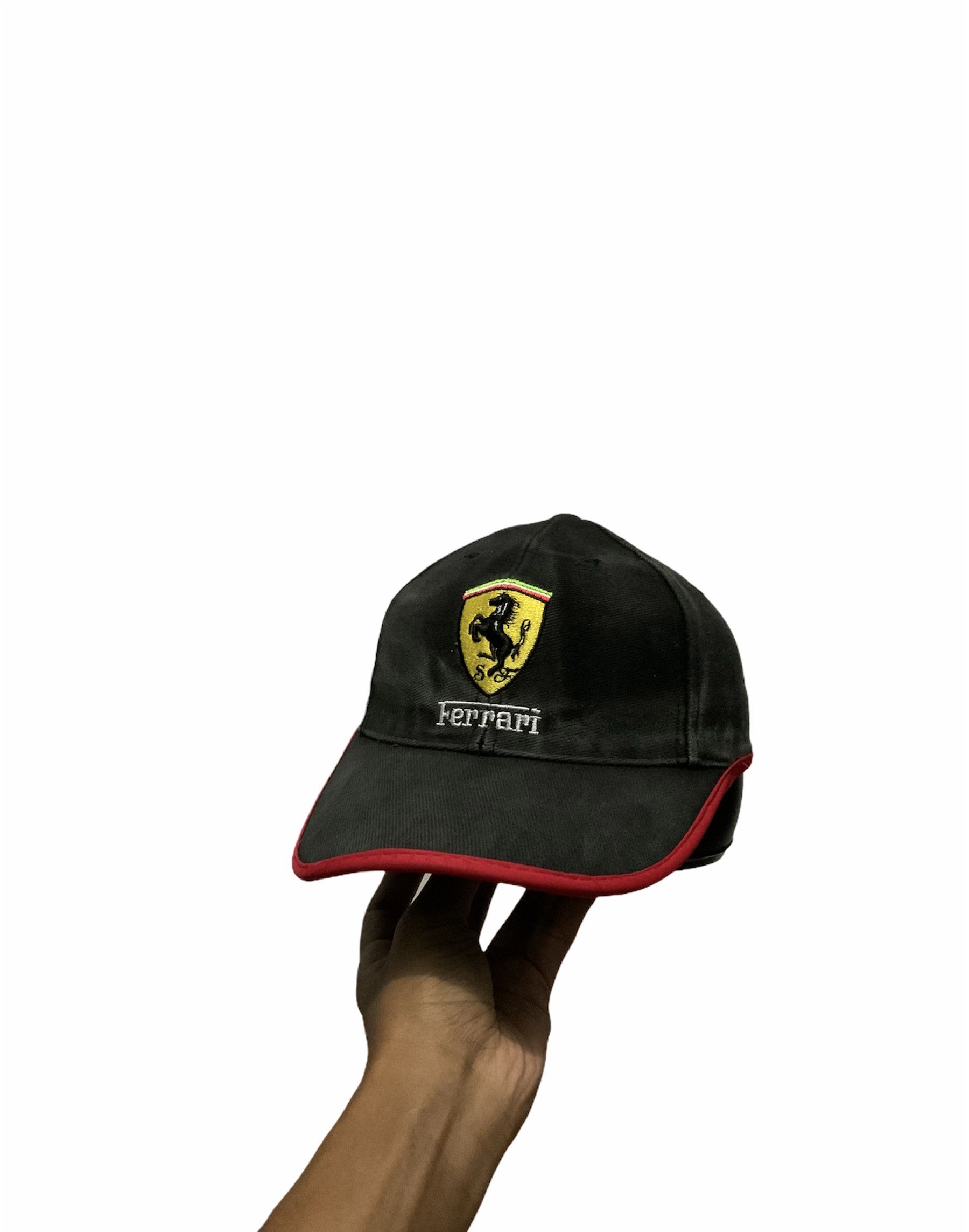 Ferrari × Hat × Vintage Ferrari Vintage Embroidery Fade Archive Hat ...