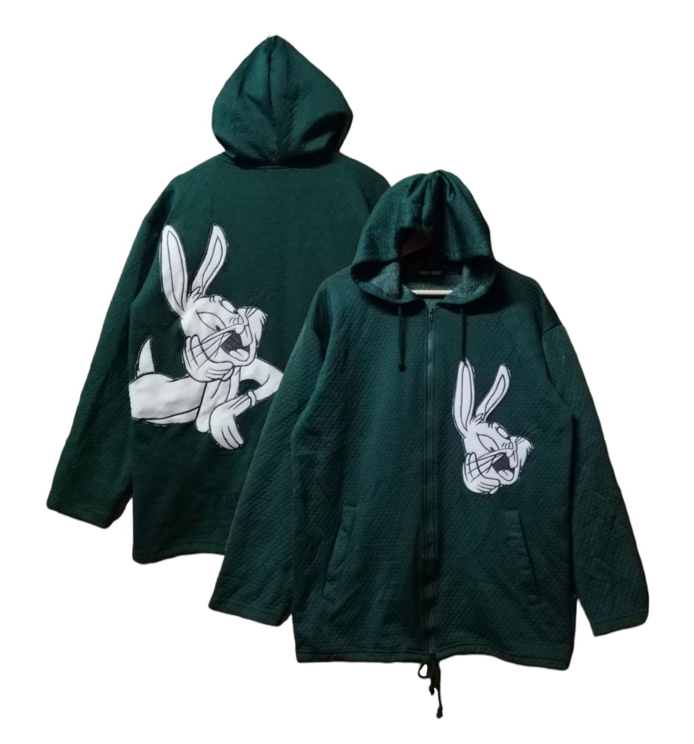 Disney Vintage Franky Rabbit Bugs Bunny Embroidery Hoodie Jacket | Grailed