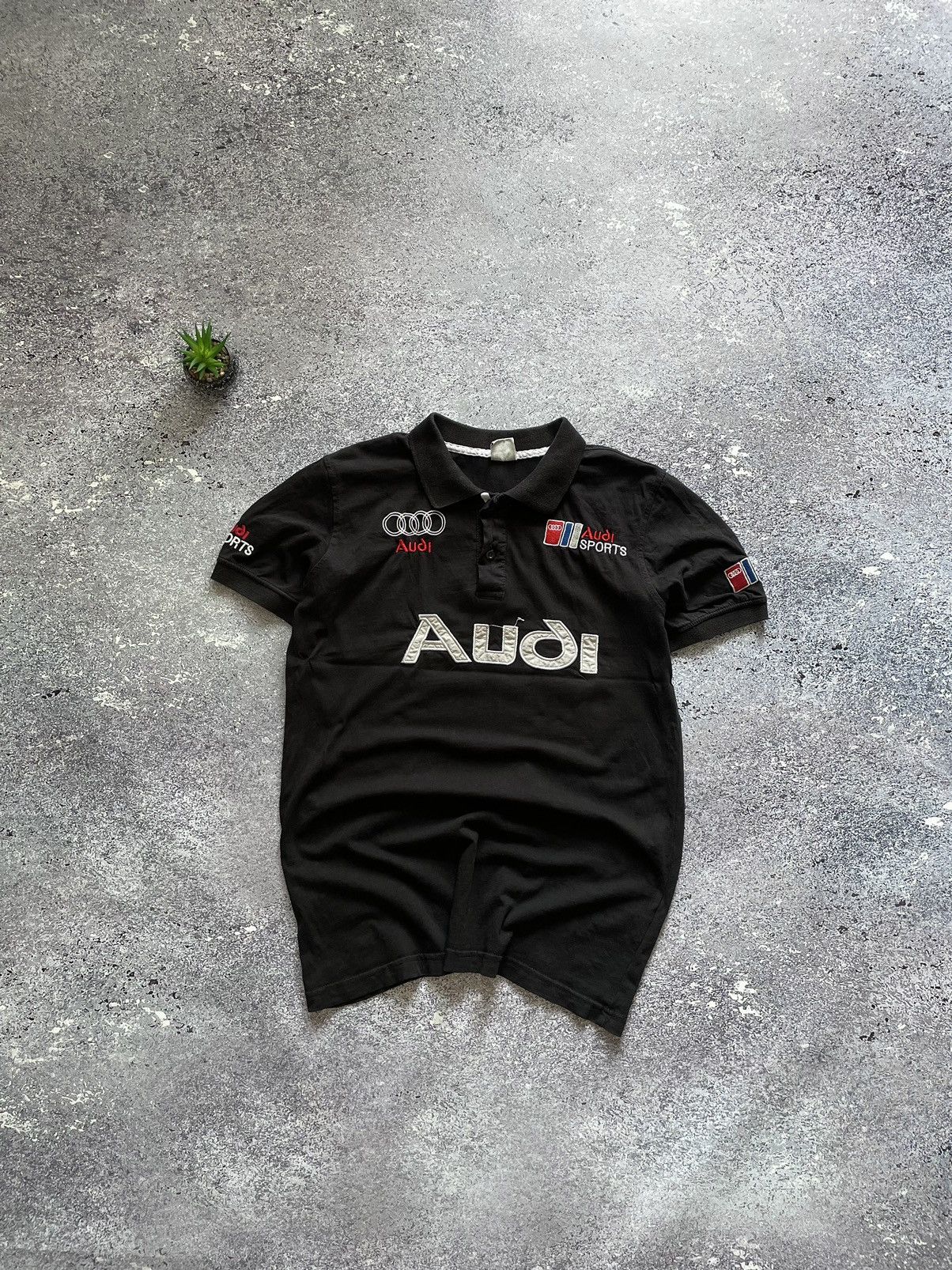 Audi × Racing × Vintage Audi Racing Polo Tee Shirts Audi Sports Vintage ...