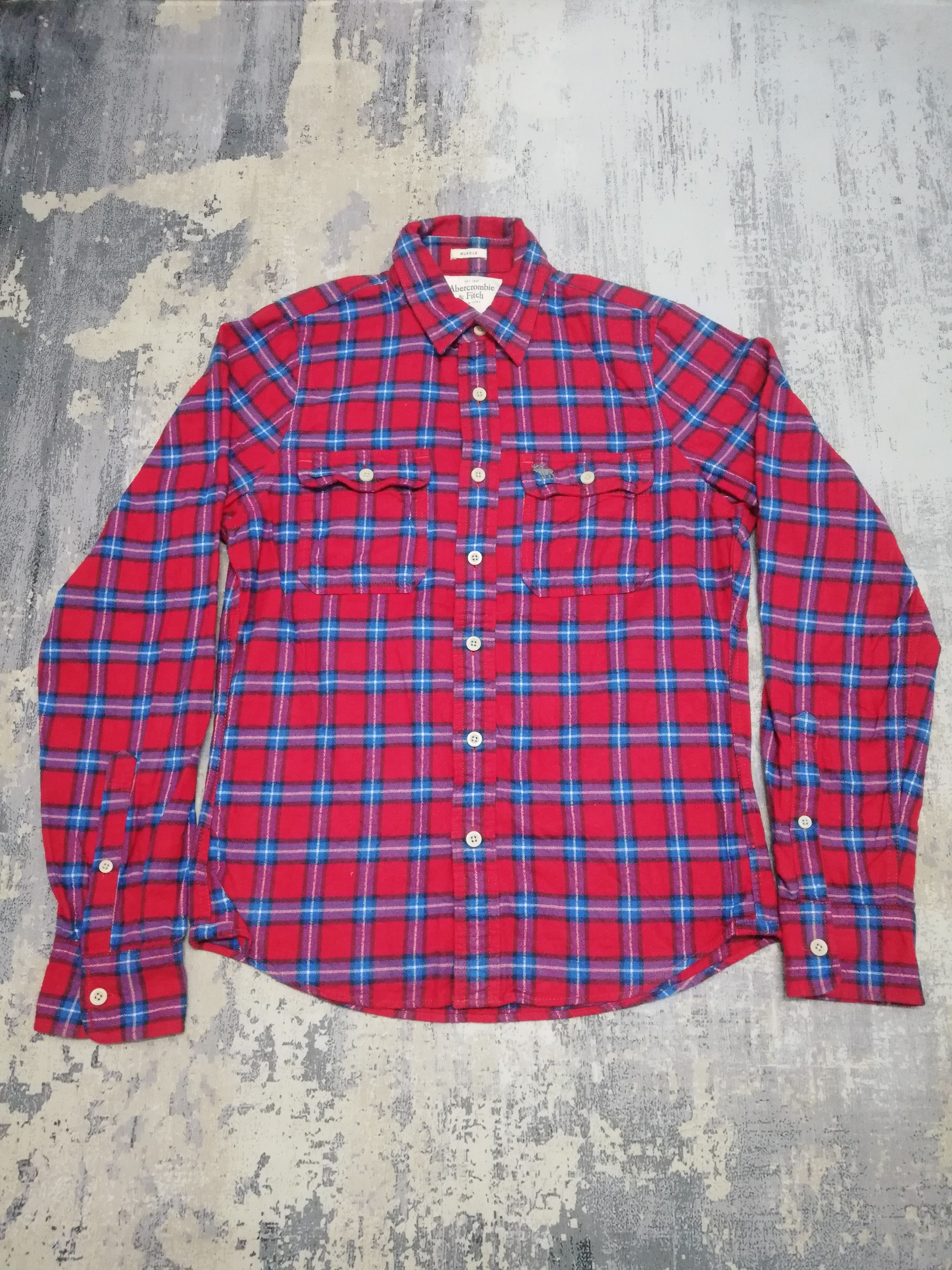 Abercrombie & Fitch × Flannel × Streetwear Vintage Abercrombie & Fitch ...