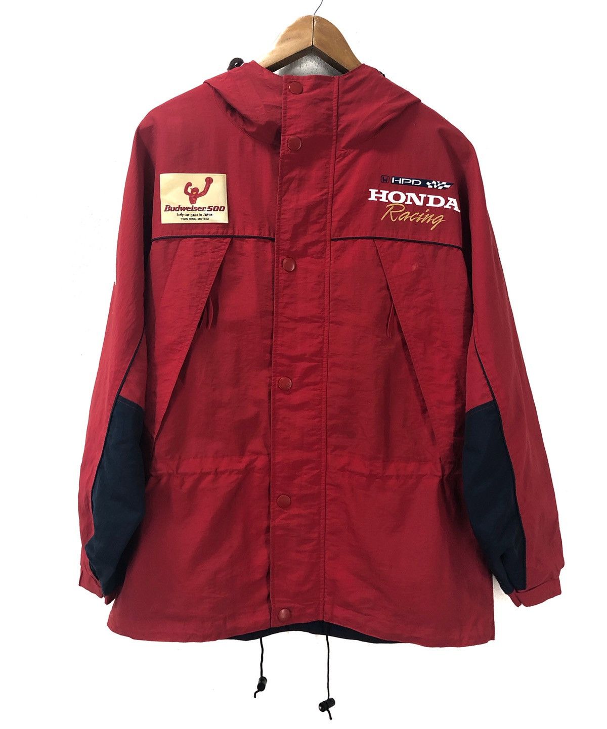 Sports Specialties Vintage Honda Racing Team Budweiser 500 Patch Jacket ...