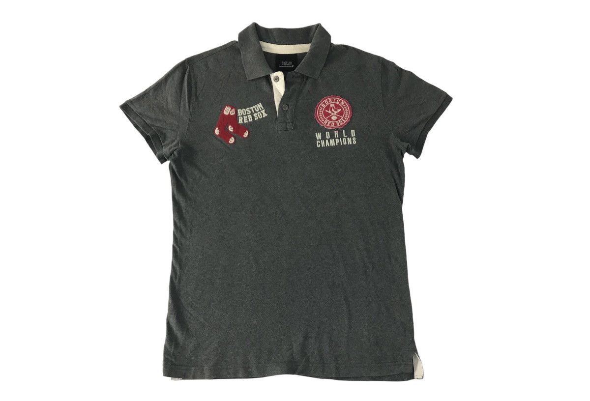 MLB Boston Red Sox Major League Baseball Polo Embroidery Logo | Grailed