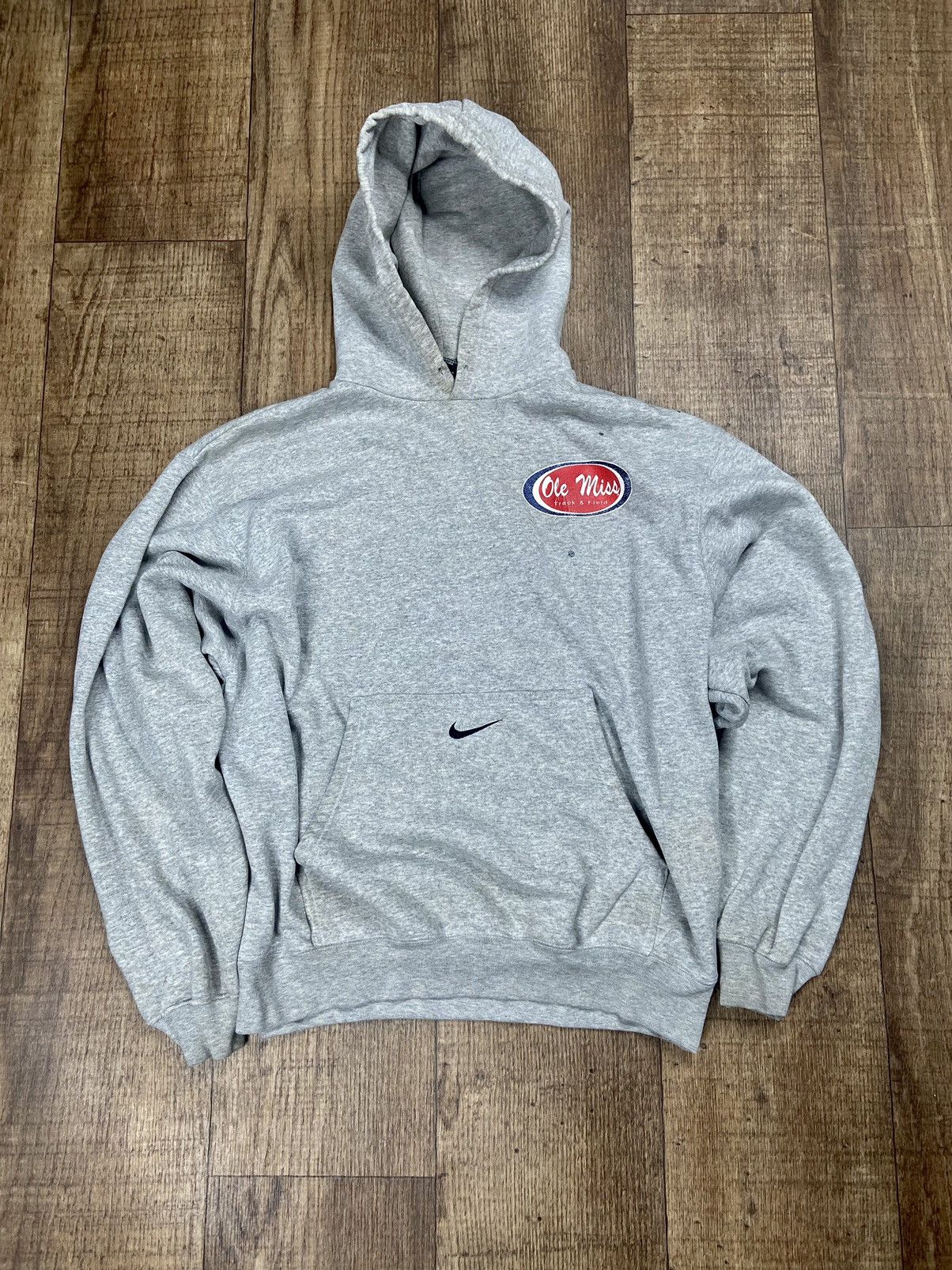Nike Crazy Vintage Y2K Nike Check Ole Miss Track Baggy Hoodie USA | Grailed
