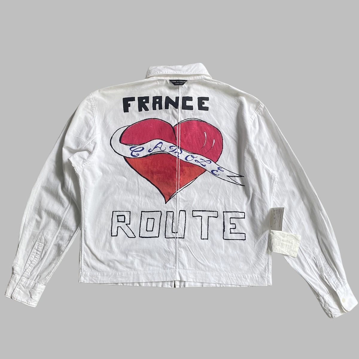 Comme Des Garcons Homme Plus SS04 CDGHP France Route “Carole” Jacket ...