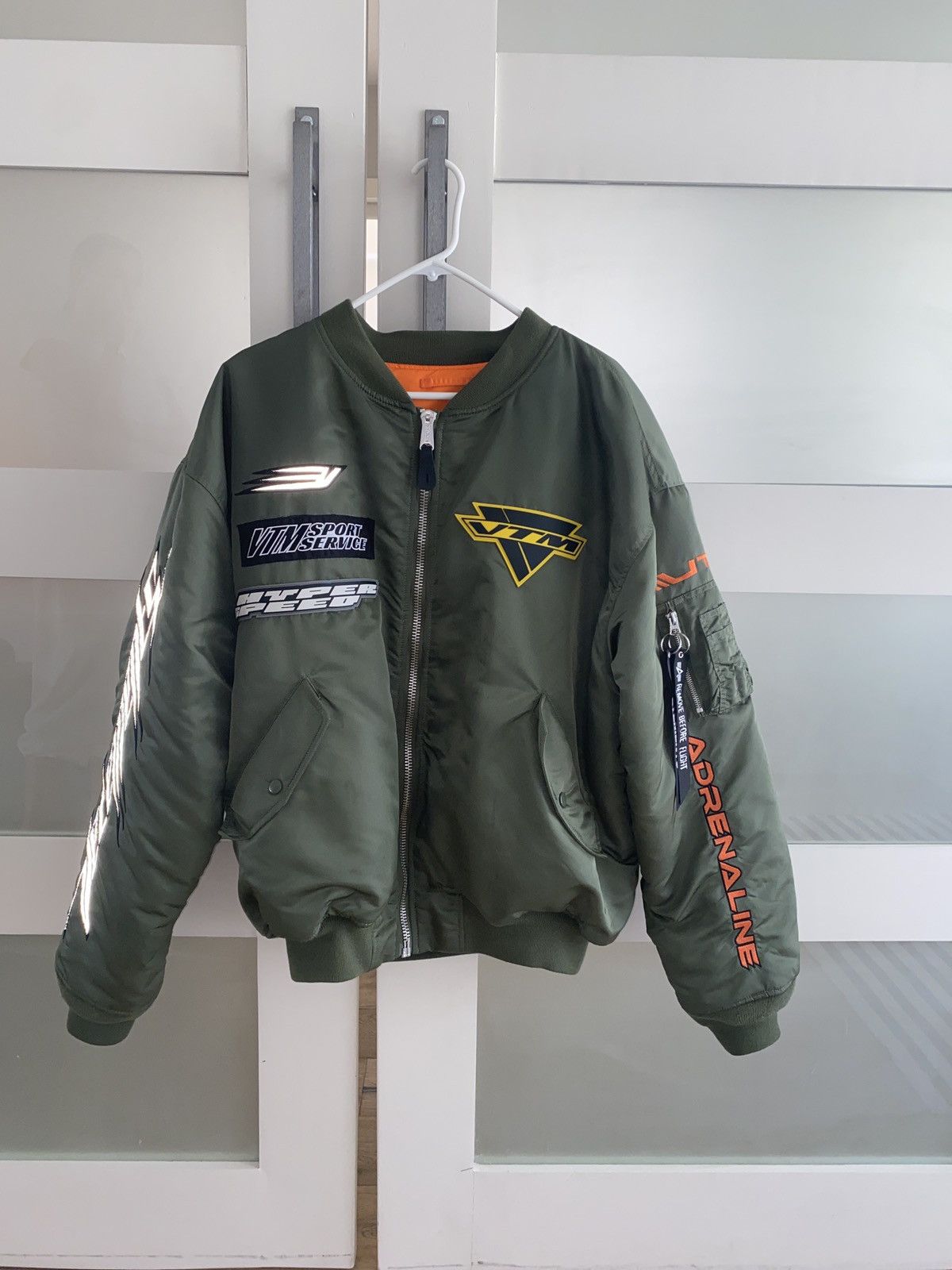 Alpha Industries × Vetements vetements x alpha industries bomber race ...