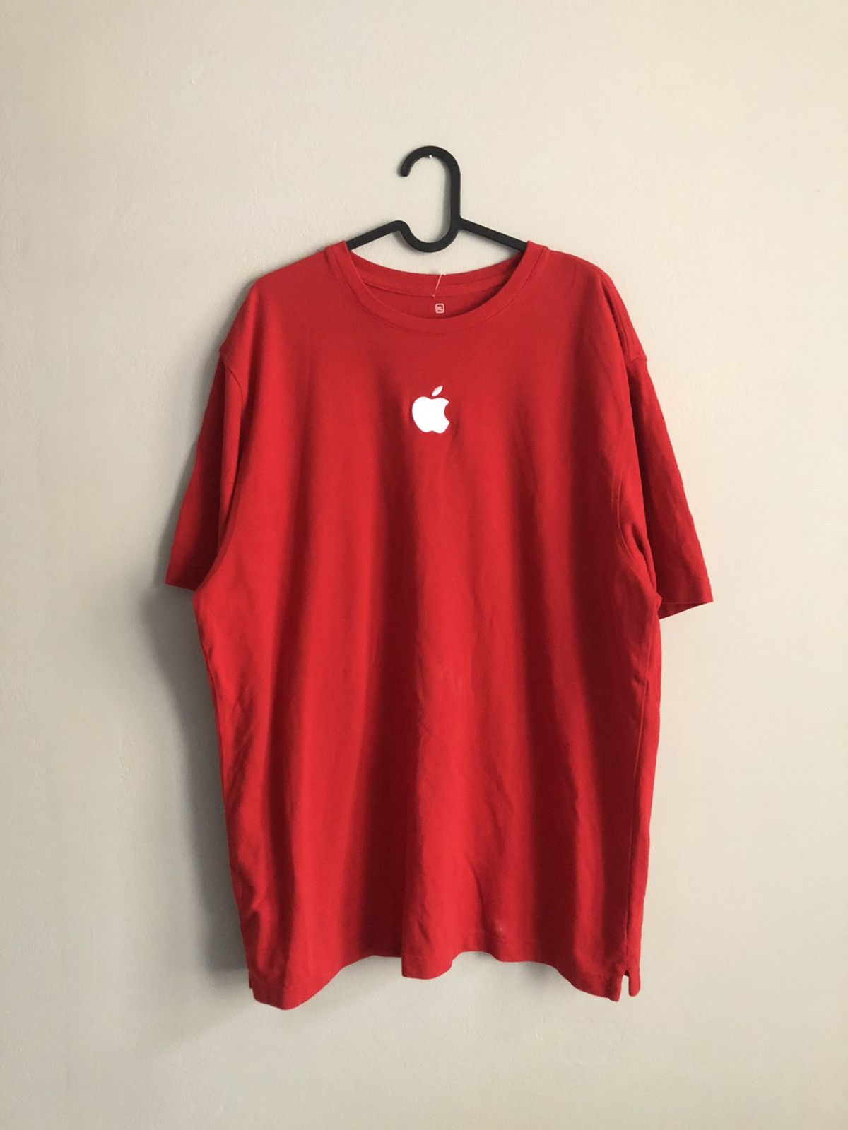 Apple × Streetwear Apple center logo employees tee | Grailed