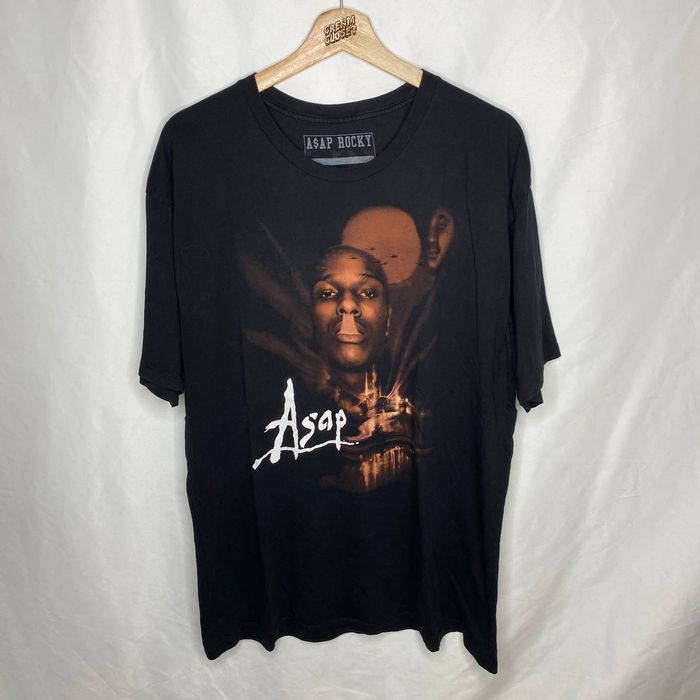 Asap Rocky A$AP Mob Long Live ASAP Hip Hop Rap Tour Merch Tee | Grailed