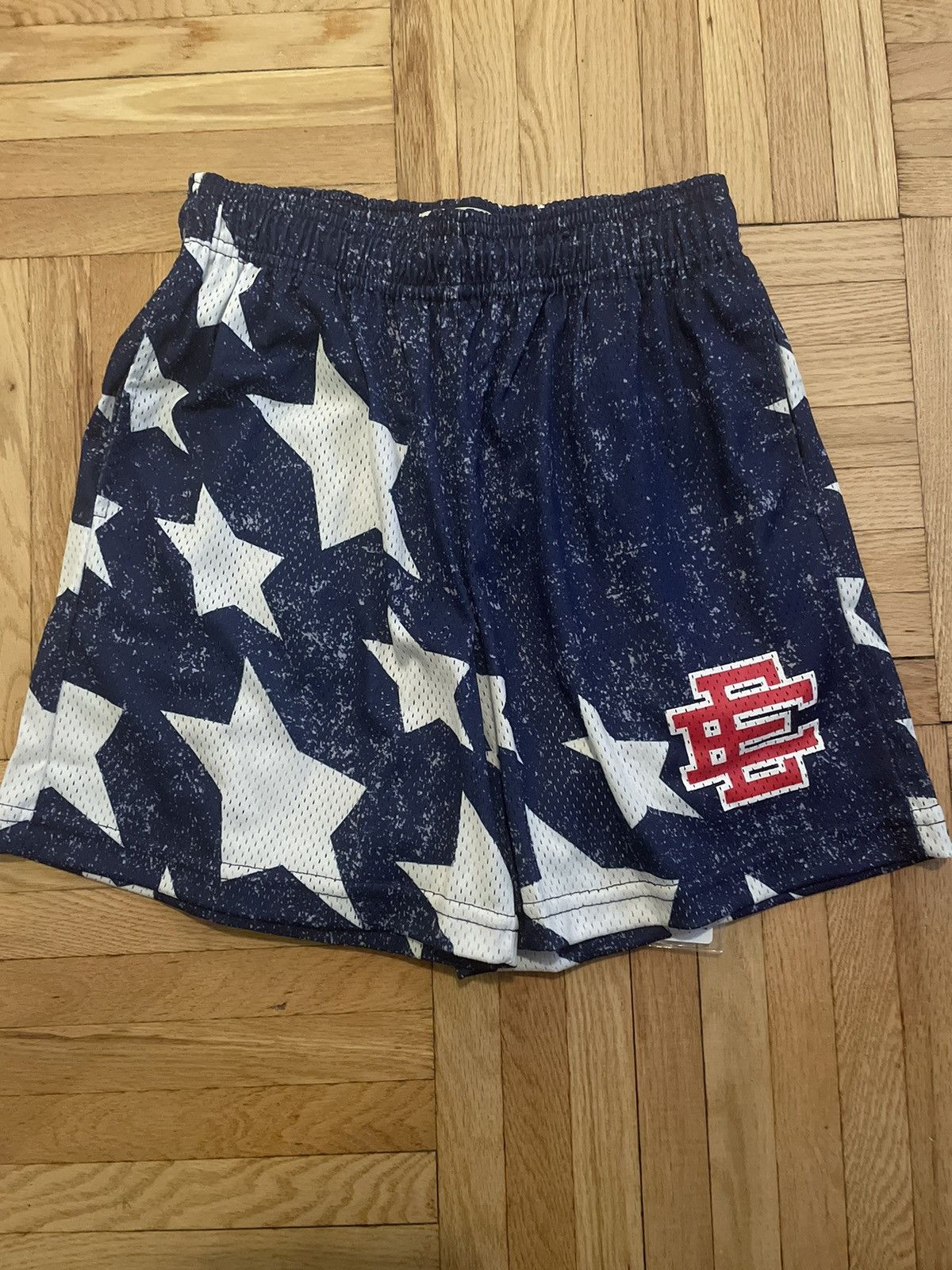 Eric Emanuel Eric Emanuel Shorts Denim Stars July 4 Medium | Grailed
