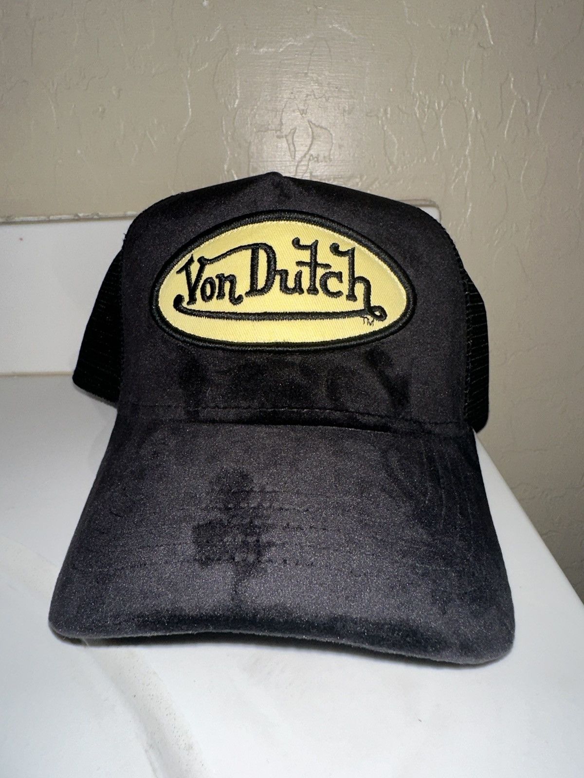 Vintage Von Dutch black hat | Grailed