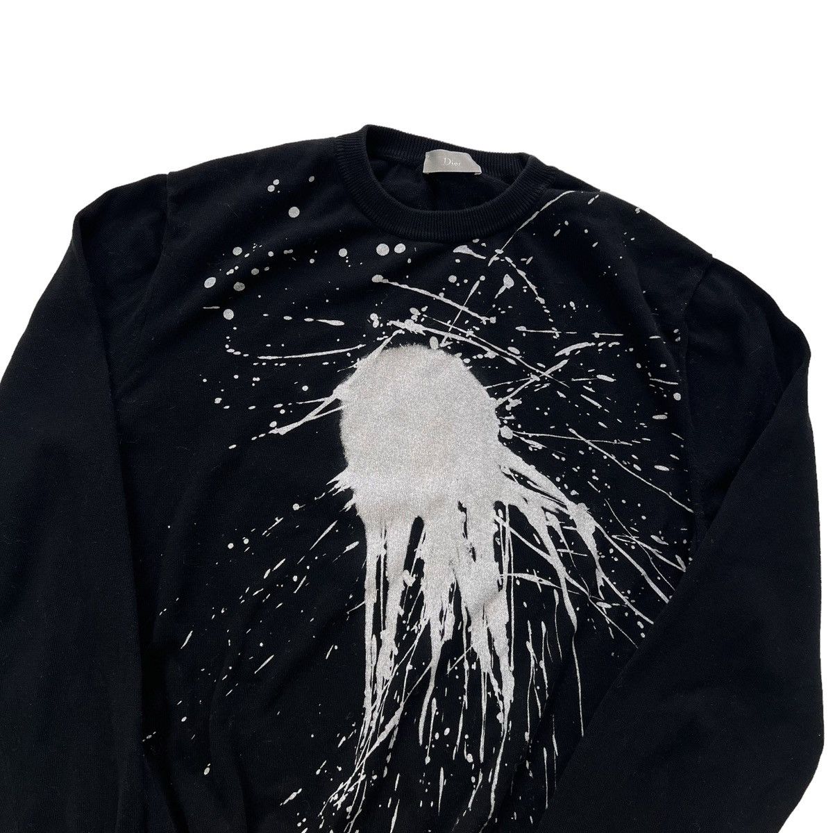 Dior Dior Homme 2017 Paint Splatter Sweater | Grailed