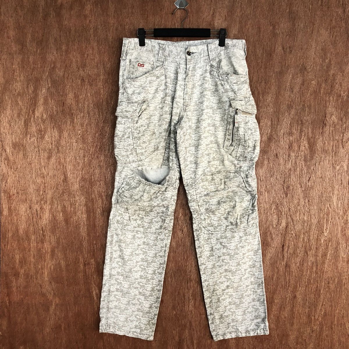 Japanese Brand D.Grew Patterned Cargo Pants | Grailed