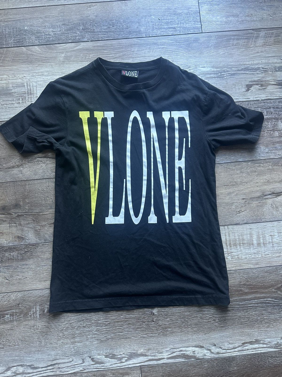 Vlone Vlone Yellow Staple Tee | Grailed