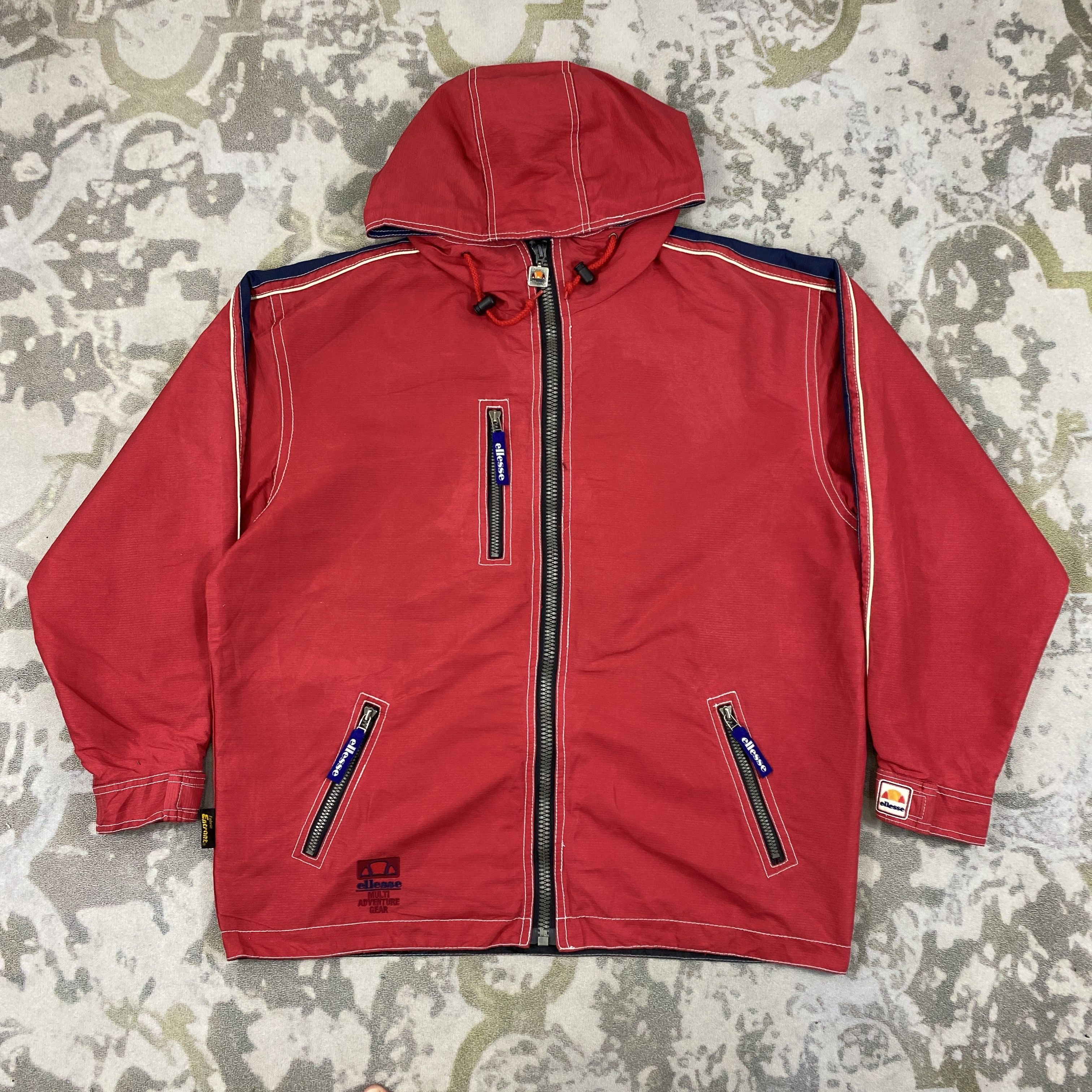 Vintage Ellesse Red Adventure Jacket- J429 | Grailed