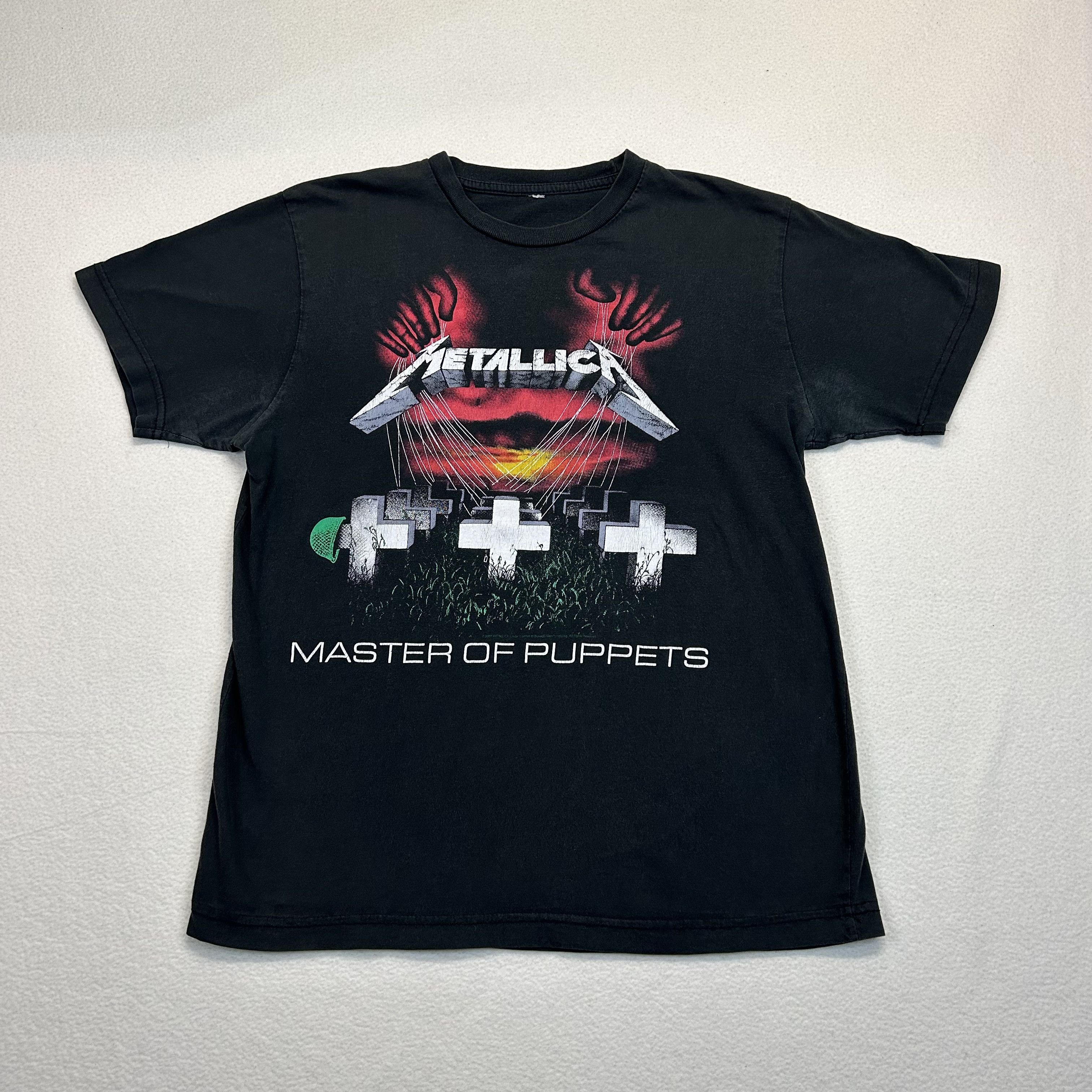Vintage VTG Metallica Master of Puppets T-Shirt Metal Band Merch | Grailed