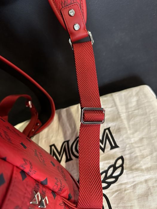MCM MCM Red Backpack | Grailed
